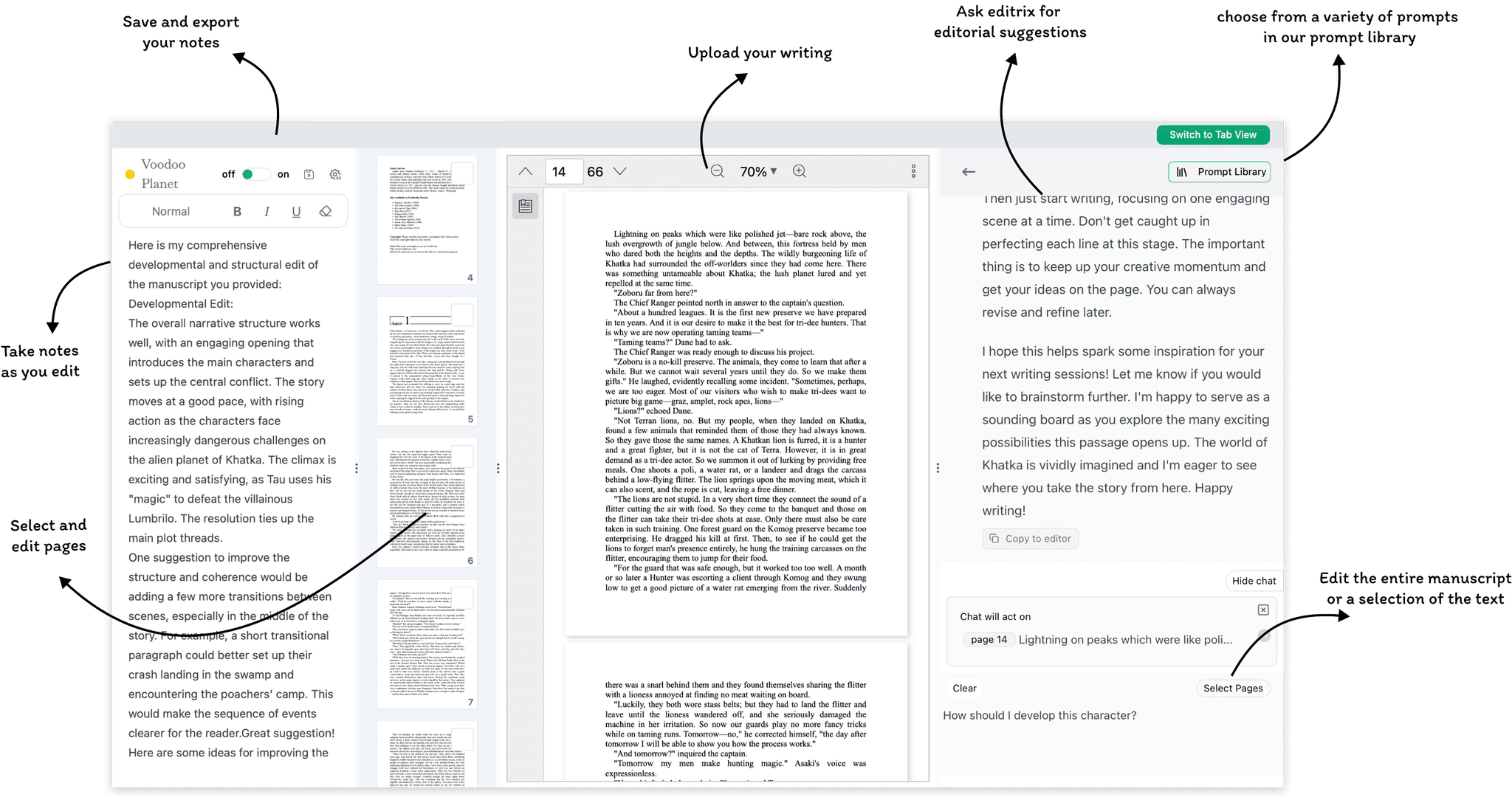 Editrix - A Fresh Pair of Eyes