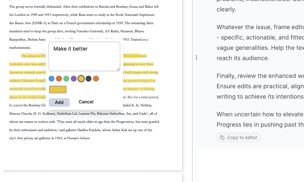 Editrix - A Fresh Pair of Eyes