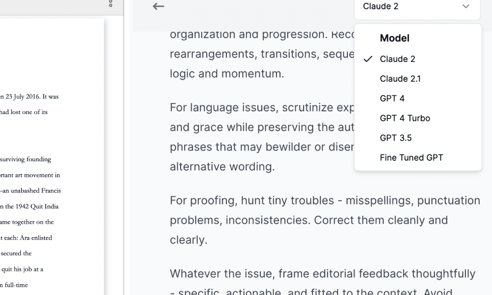 Editrix - A Fresh Pair of Eyes