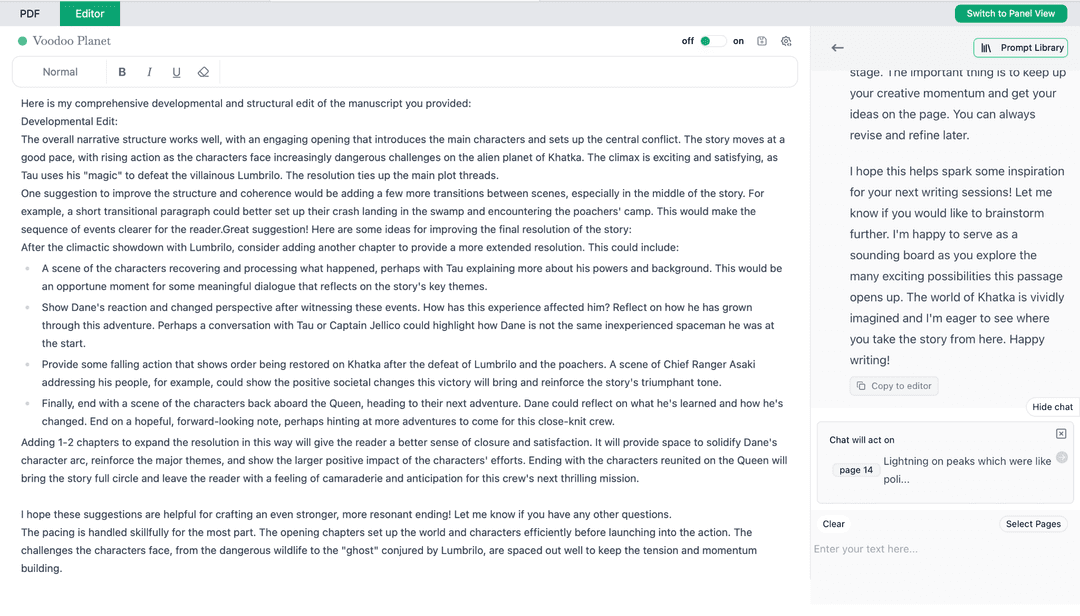 Editrix - A Fresh Pair of Eyes